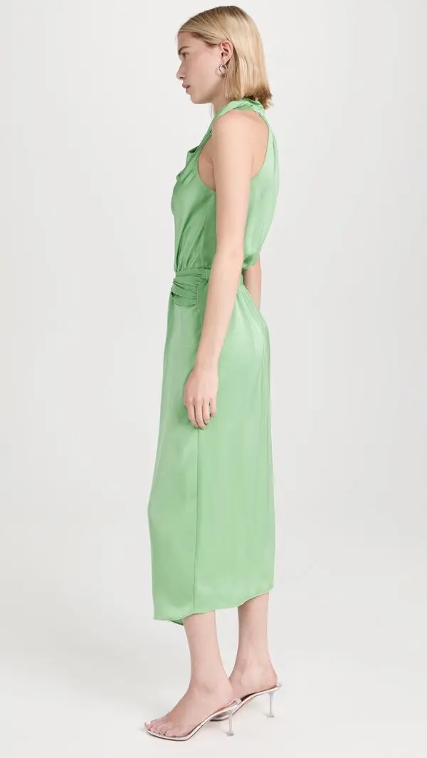 Ramy Brook Indie Dress In Mineral Green - 80% Off | Editorialist