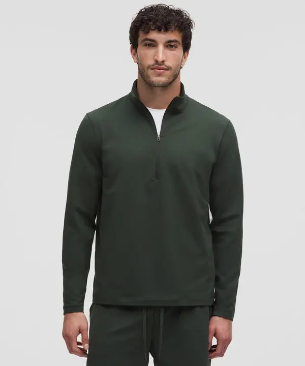 Lululemon Soft Jersey Half Zip - Rainforest Green