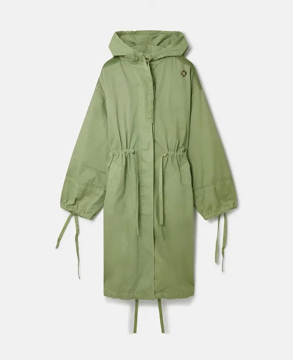 Stella McCartney Organic Cotton Drawstring Parka