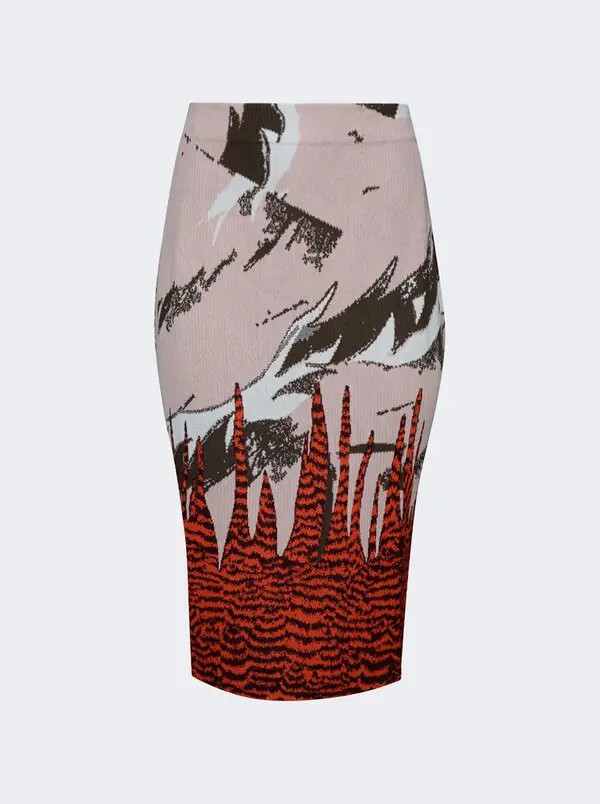 Bottega Veneta Jacquard Skirt - Cameo