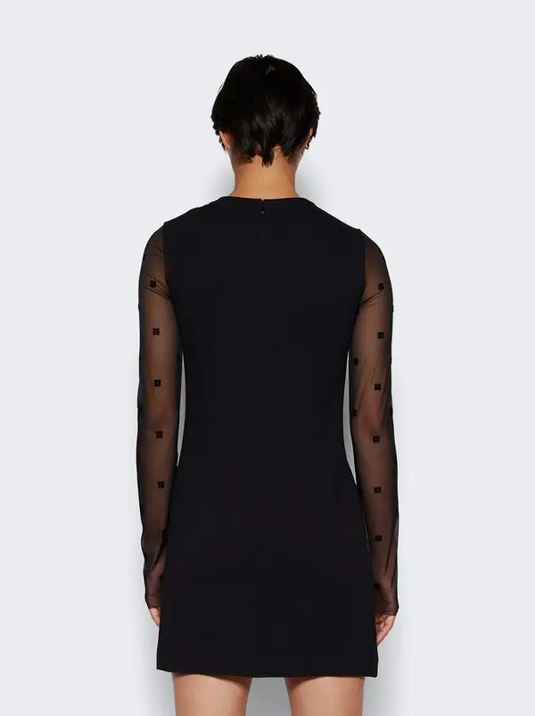 Givenchy 4g Sheer Panel Mini Dress