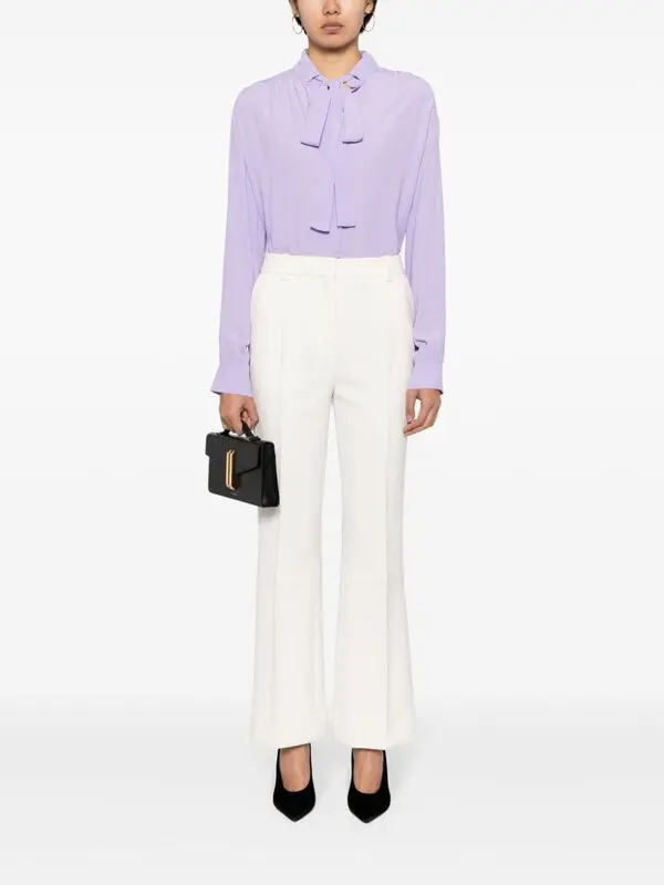 Victoria Beckham Tailored Flared Trousers - Neutrals