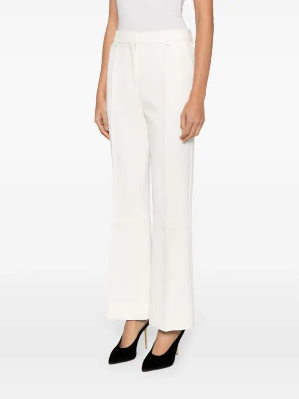 Victoria Beckham Tailored Flared Trousers - Neutrals