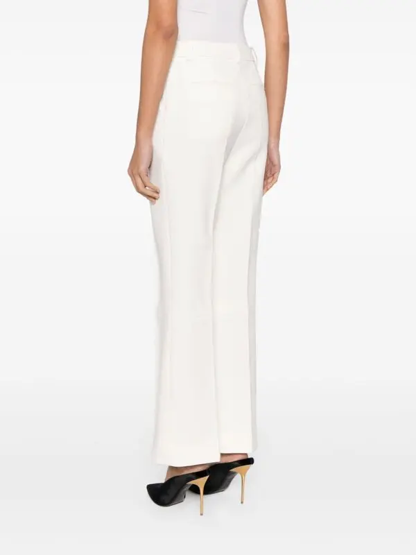 Victoria Beckham Tailored Flared Trousers - Neutrals