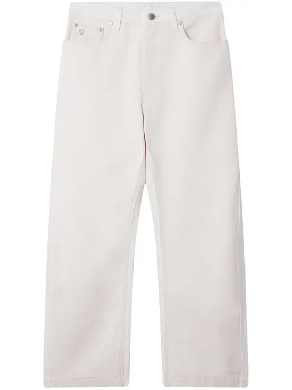 Stella McCartney High-waist Cropped Jeans - Neutrals