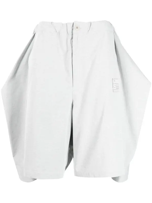 Mihara Yasuhiro Deconstructed Combo Cotton Shorts - Grey