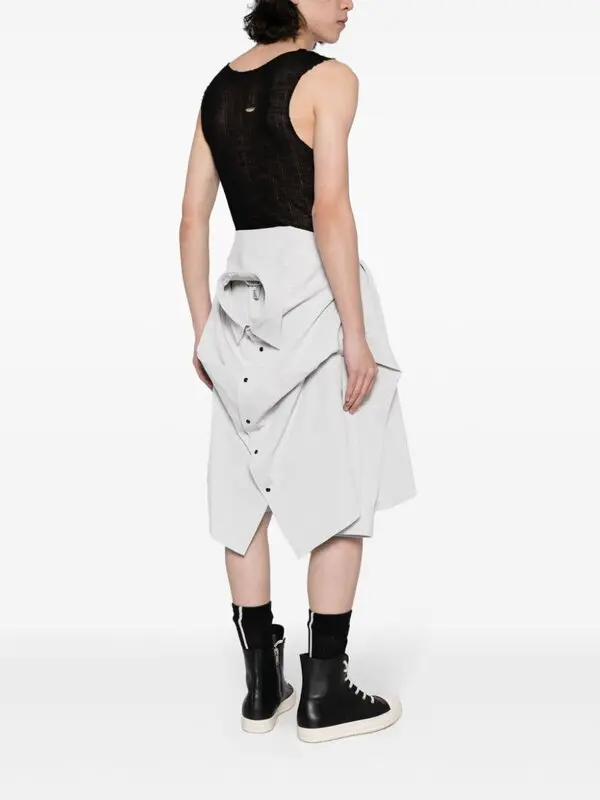 Mihara Yasuhiro Deconstructed Combo Cotton Shorts - Grey