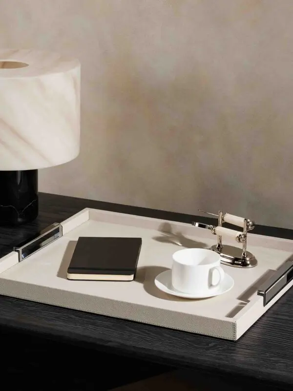 GIOBAGNARA Victor Leather Tray