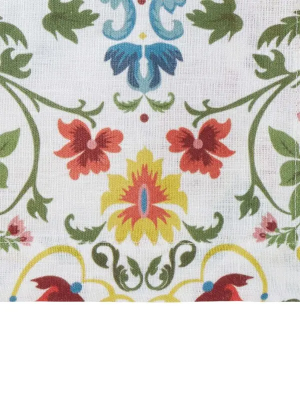 CABANA Rinascimento Linen Square Tablecloth