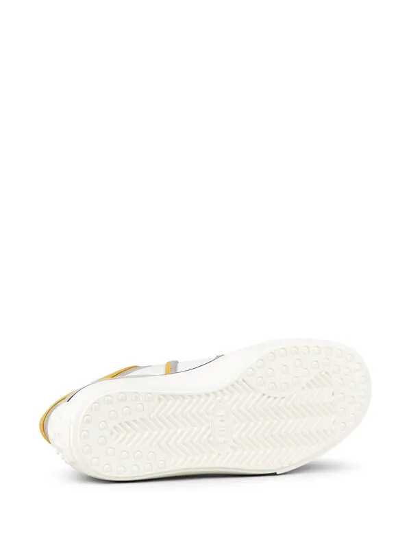 TOD'S Automobili Lamborghini Logo-debossed Low-top Sneakers - White