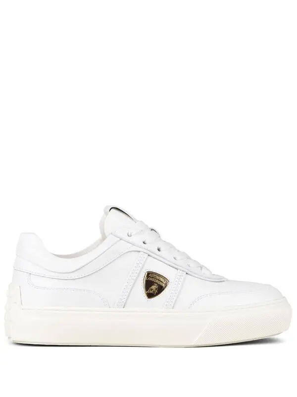 TOD'S Automobili Lamborghini Logo Sneakers - White