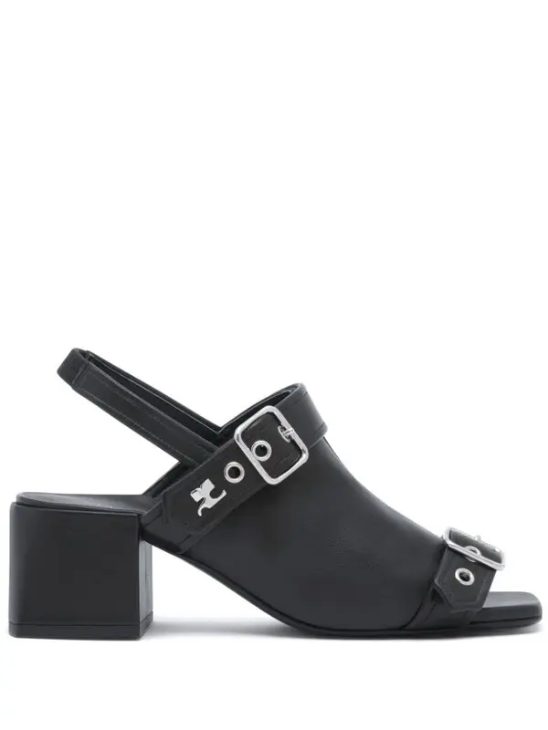COURREGES Gogo 70mm Leather Sandals