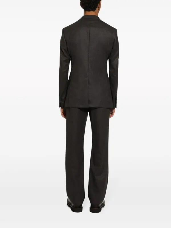 Dolce & Gabbana Single-breasted Virgin-wool Blazer - Grey