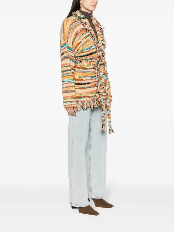 Alanui Madurai Striped Cardigan