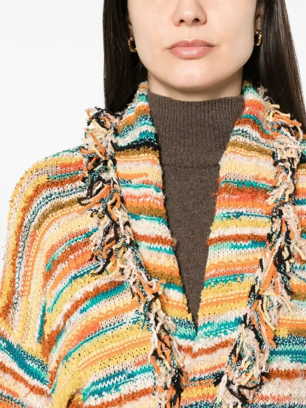 Alanui Madurai Striped Cardigan