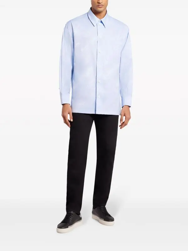 Kenzo Logo-print Cotton Shirt