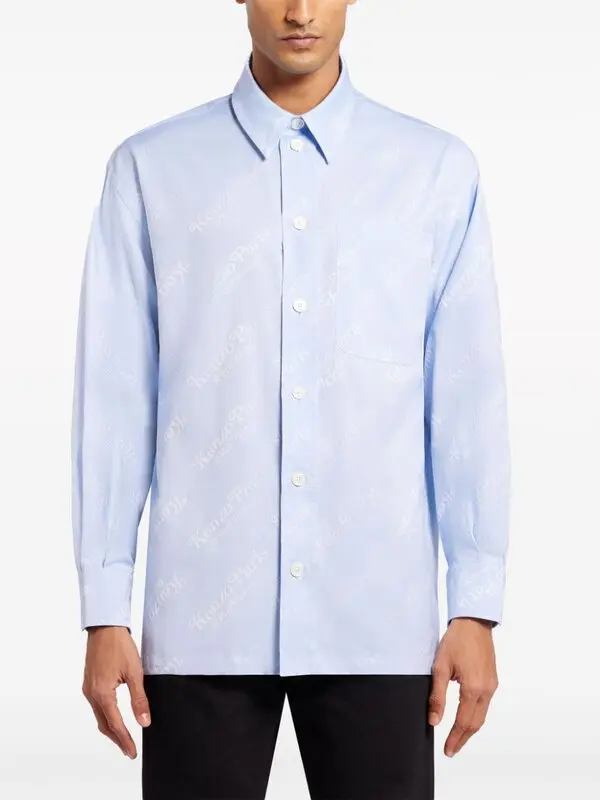 Kenzo Logo-print Cotton Shirt