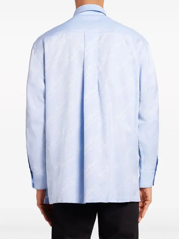 Kenzo Logo-print Cotton Shirt