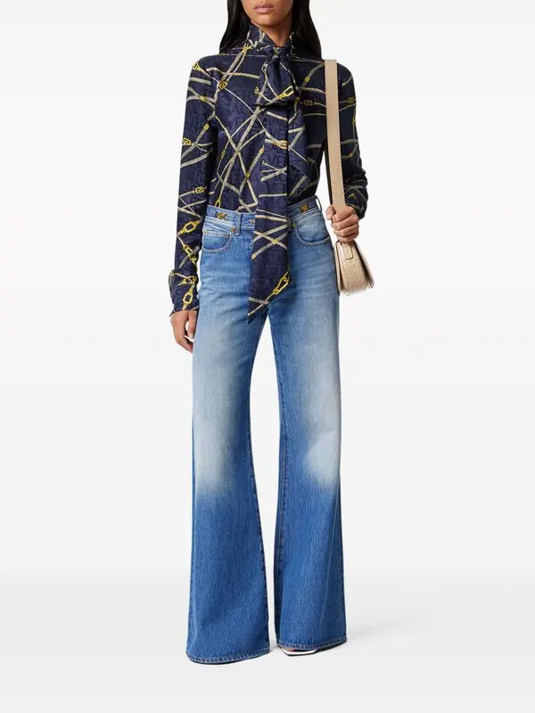 Versace Wide-leg Flared Jeans