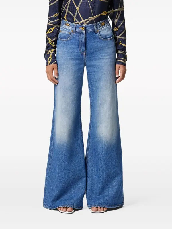 Versace Wide-leg Flared Jeans
