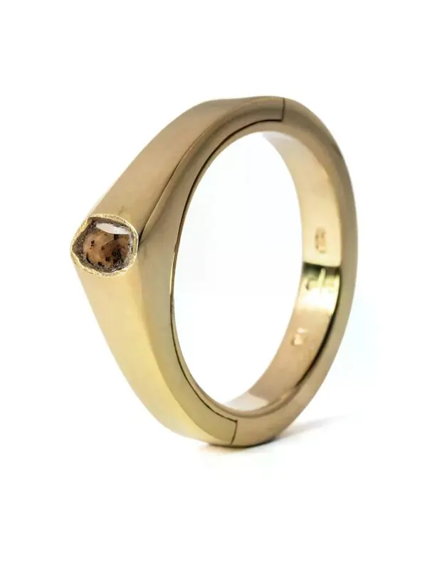 PARTS OF FOUR Sistema Sterling-silver Diamond Ring