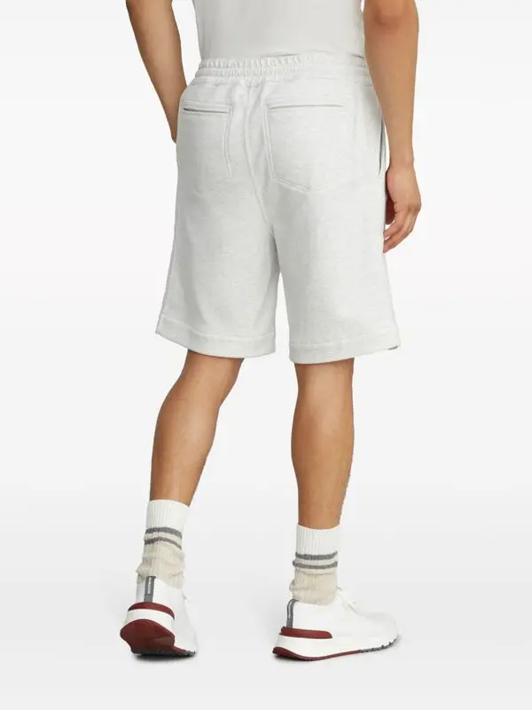 Brunello Cucinelli Drawstring-waist Jersey Track Shorts