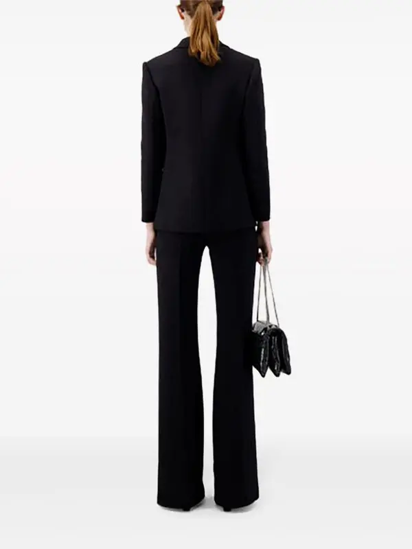 Giambattista Valli Embossed-button Single-breasted Blazer - Black