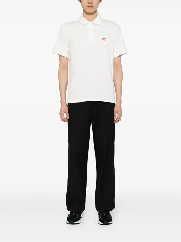 Rag & Bone Logo-embroidered Polo Shirt - White