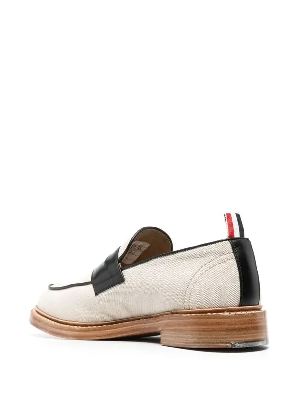 Thom Browne Colour-block Penny Loafers