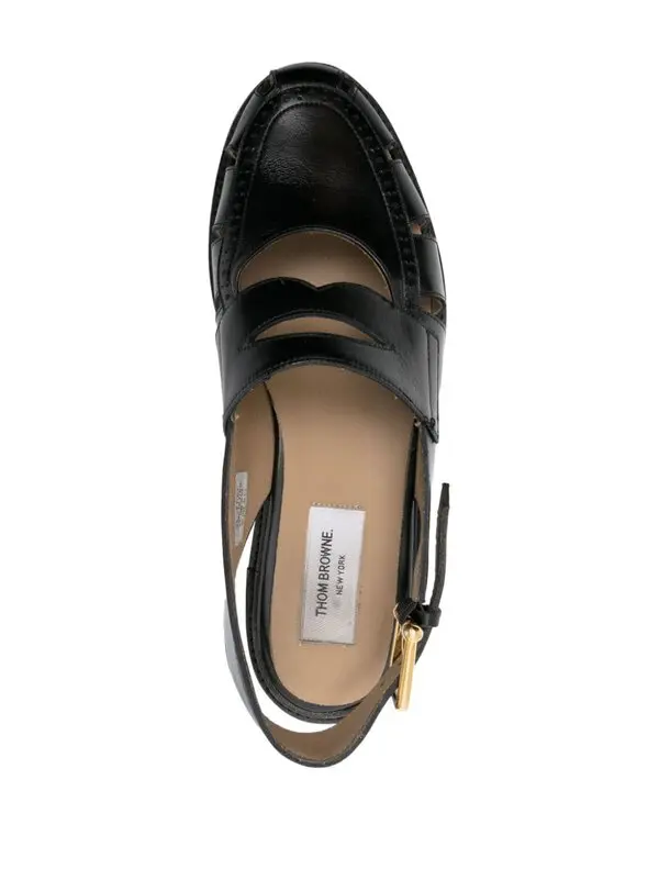 Thom Browne Slingback Cut-out Sandals