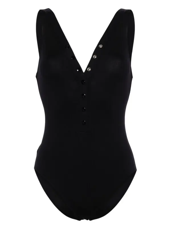 ERES Icône V-neck Swimsuit - Black