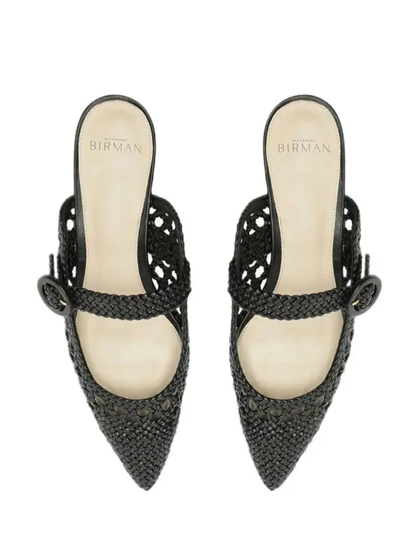 ALEXANDRE BIRMAN Dallas Interwoven Mules