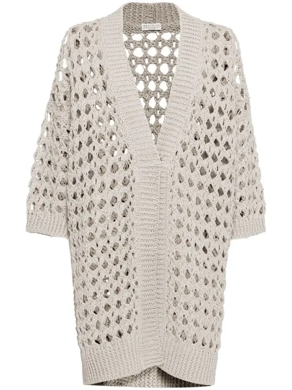 Brunello Cucinelli Open-knit Cardigan