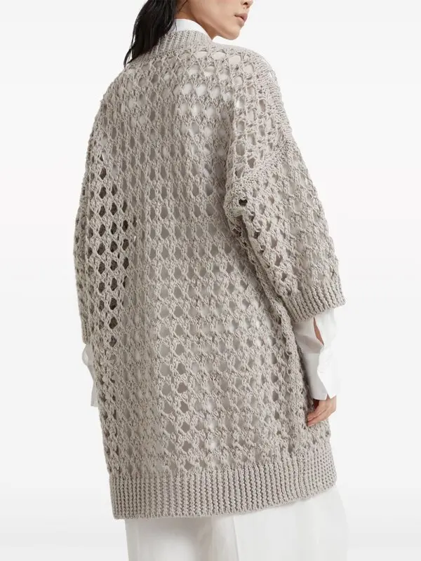 Brunello Cucinelli Open-knit Cardigan