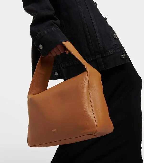 Khaite Elena Leather Shoulder Bag