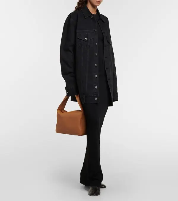 Khaite Elena Leather Shoulder Bag