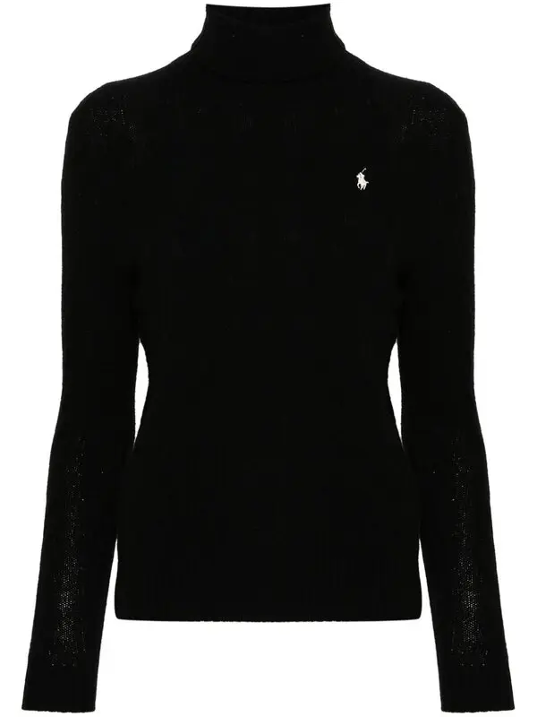 Polo Ralph Lauren Polo Pony-embroidered Jumper - Black