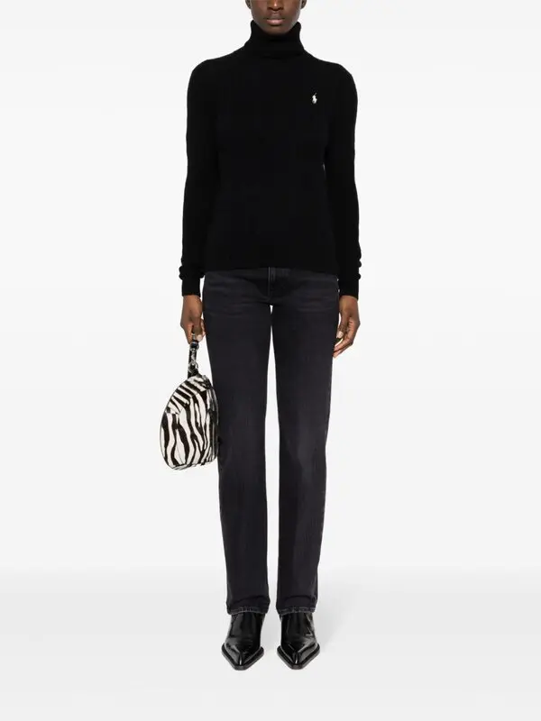 Polo Ralph Lauren Polo Pony-embroidered Jumper - Black