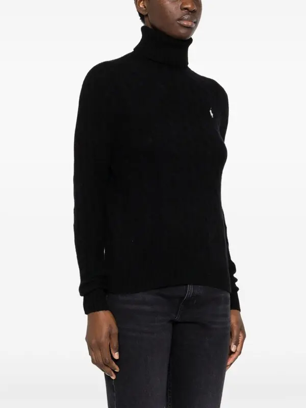 Polo Ralph Lauren Polo Pony-embroidered Jumper - Black