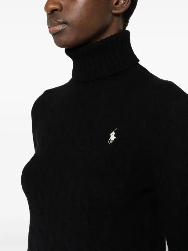 Polo Ralph Lauren Polo Pony-embroidered Jumper - Black