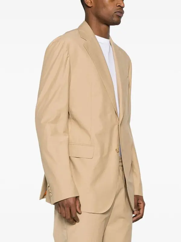 Moschino Single-breasted Cotton-blend Blazer