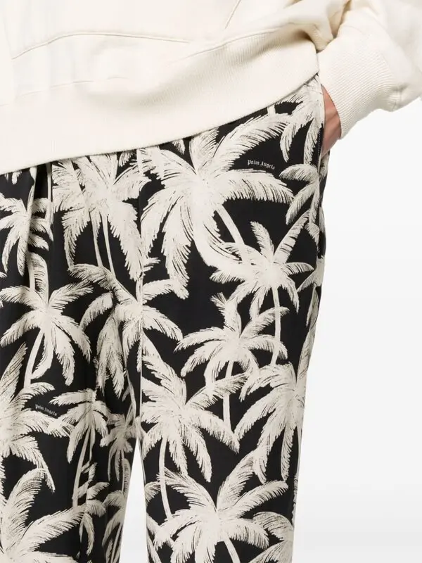 Palm Angels Palm-tree Print Loose Trousers