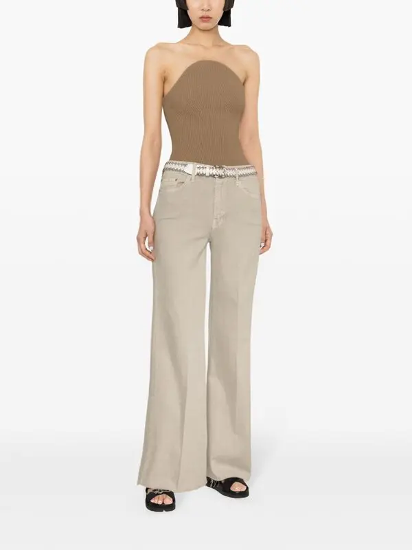 MOTHER The Roller Fray Flared Jeans
