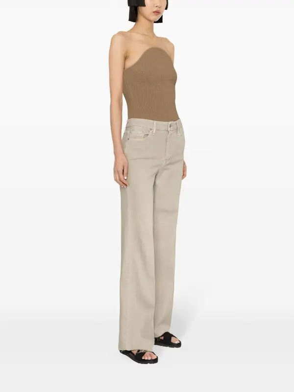 MOTHER The Roller Fray Flared Jeans