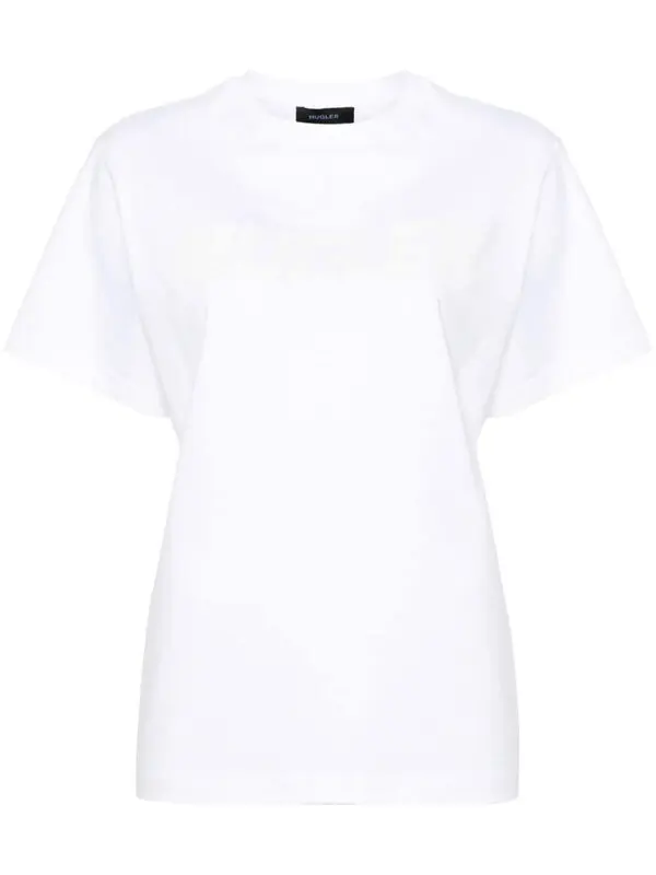 MUGLER Logo-print T-shirt
