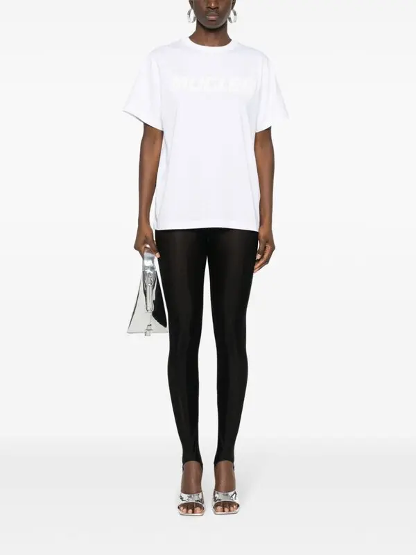 MUGLER Logo-print T-shirt