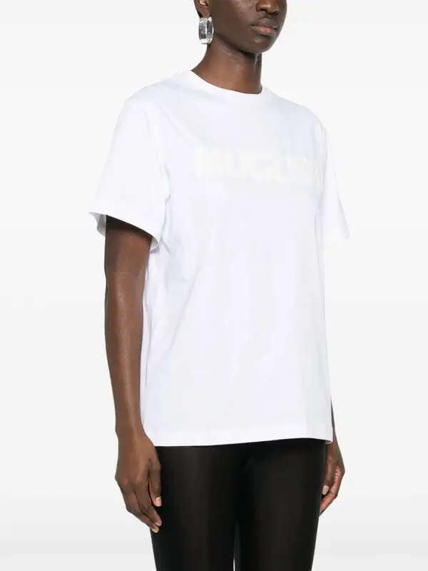 MUGLER Logo-print T-shirt