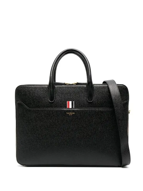 Thom Browne Grosgrain-loop Tote