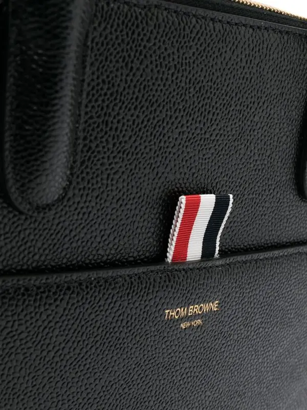 Thom Browne Grosgrain-loop Tote