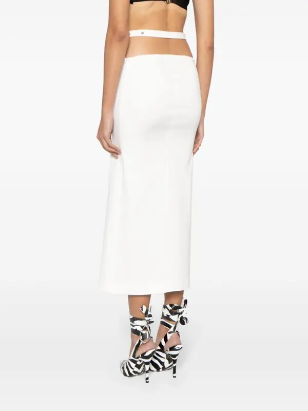 Attico Cut-out Midi Skirt
